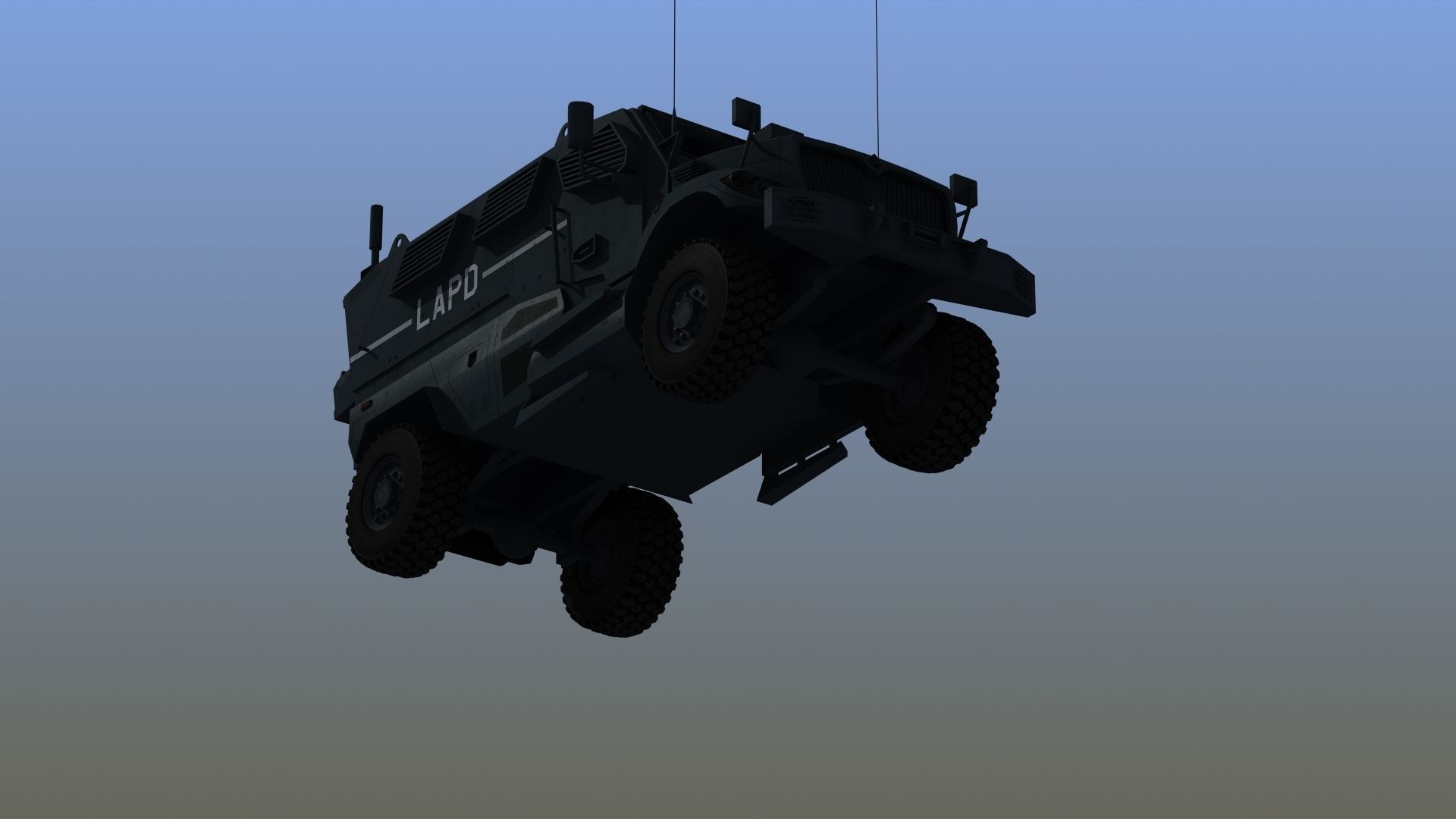 3D model Police MRAP VR / AR / low-poly | CGTrader