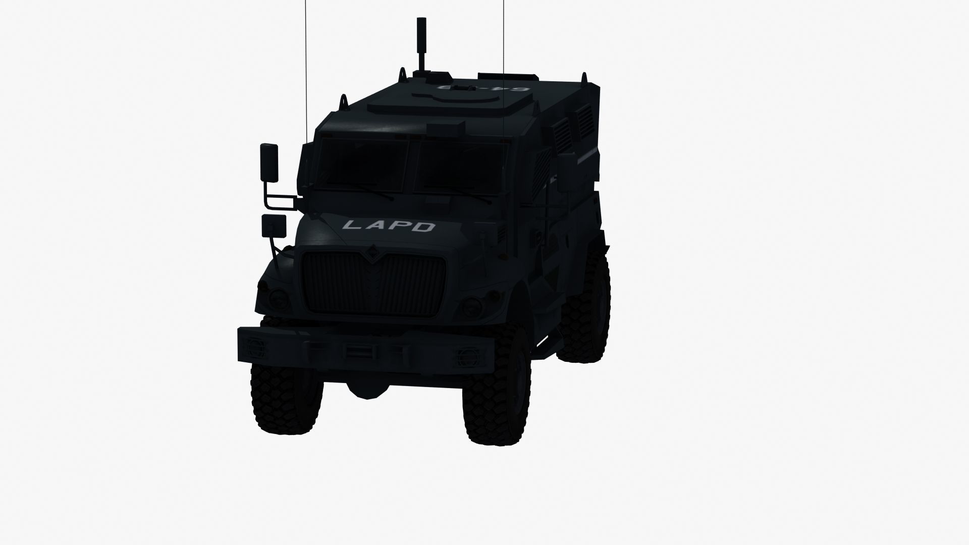 3D model Police MRAP VR / AR / low-poly | CGTrader