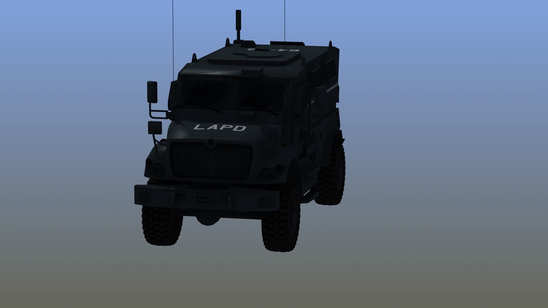 3D model Police MRAP VR / AR / low-poly | CGTrader