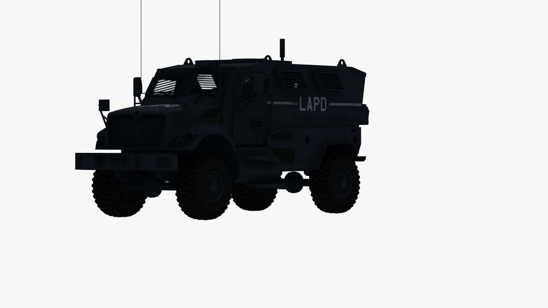 3D model Police MRAP VR / AR / low-poly | CGTrader