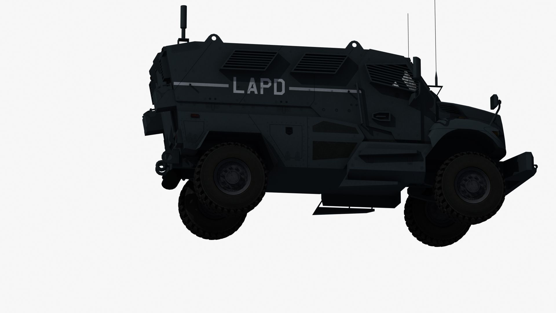 3D model Police MRAP VR / AR / low-poly | CGTrader