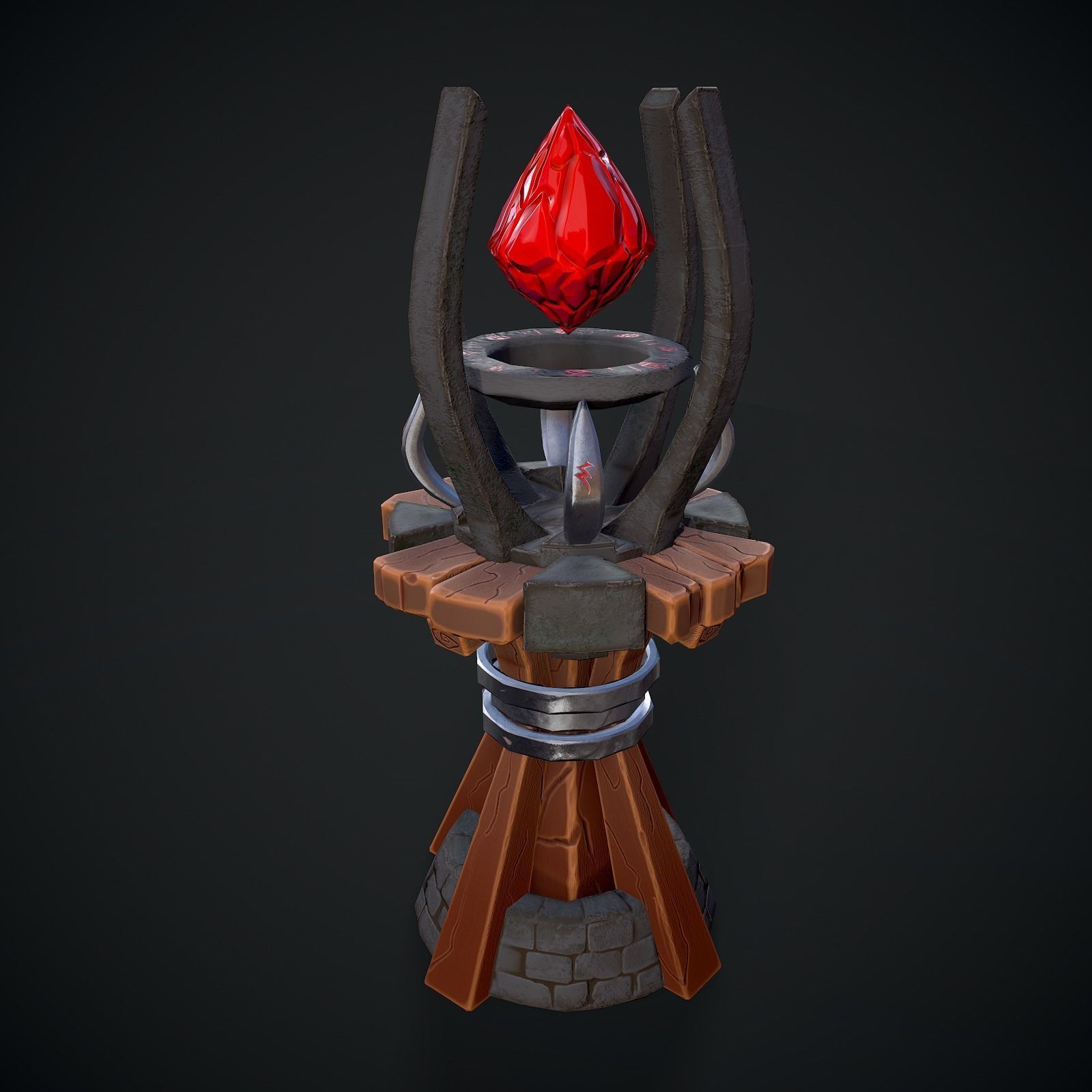 3D model Tower Magic VR / AR / low-poly | CGTrader