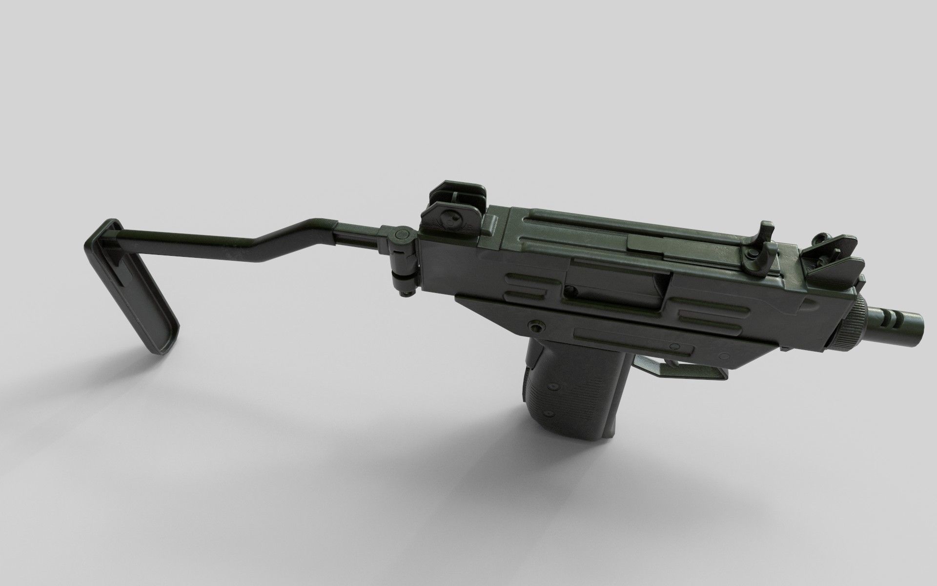 3D model Mini Uzi Low Poly 3D Model VR / AR / low-poly | CGTrader