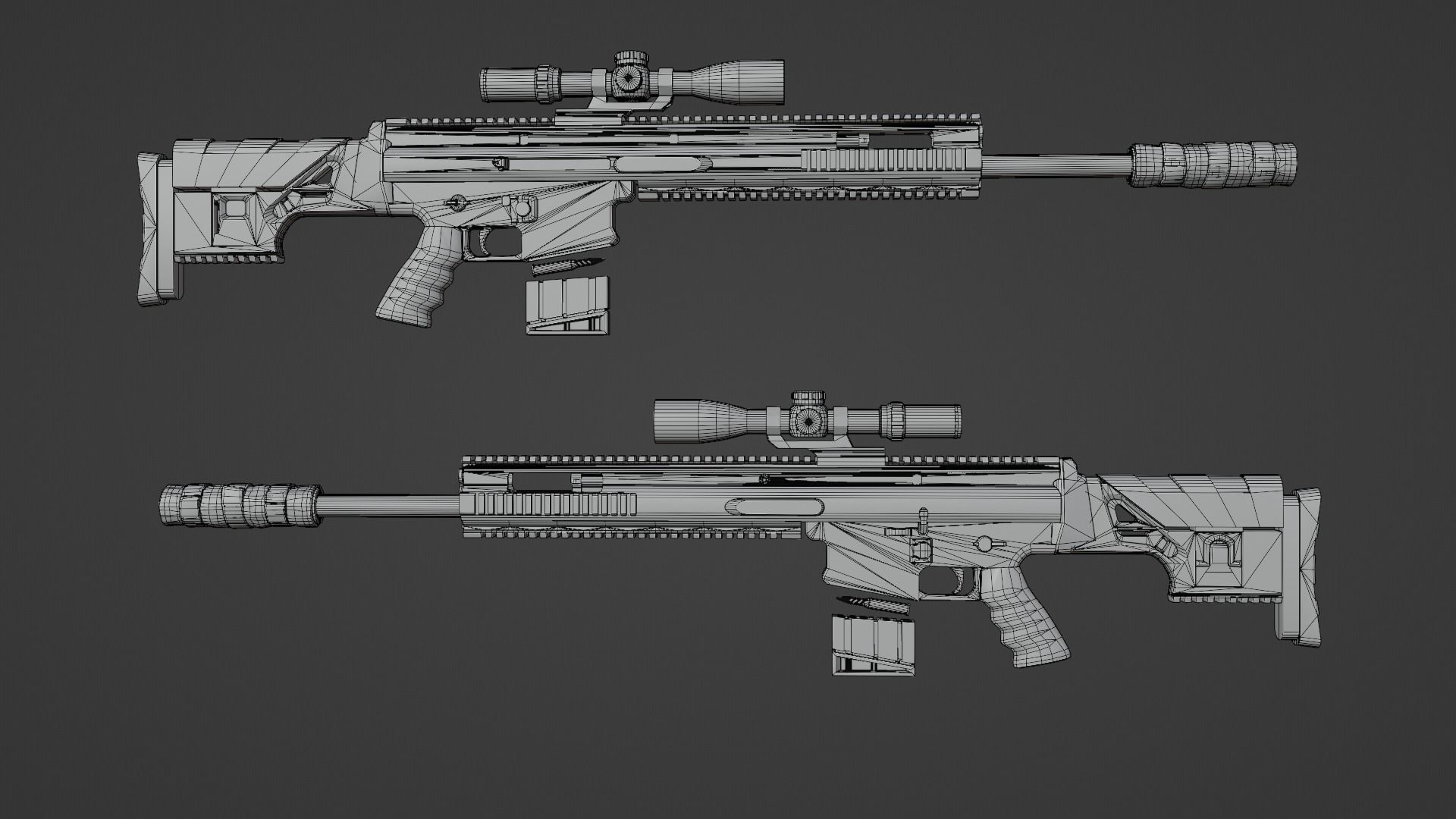 3D model SCAR 20S PBR VR / AR / low-poly | CGTrader