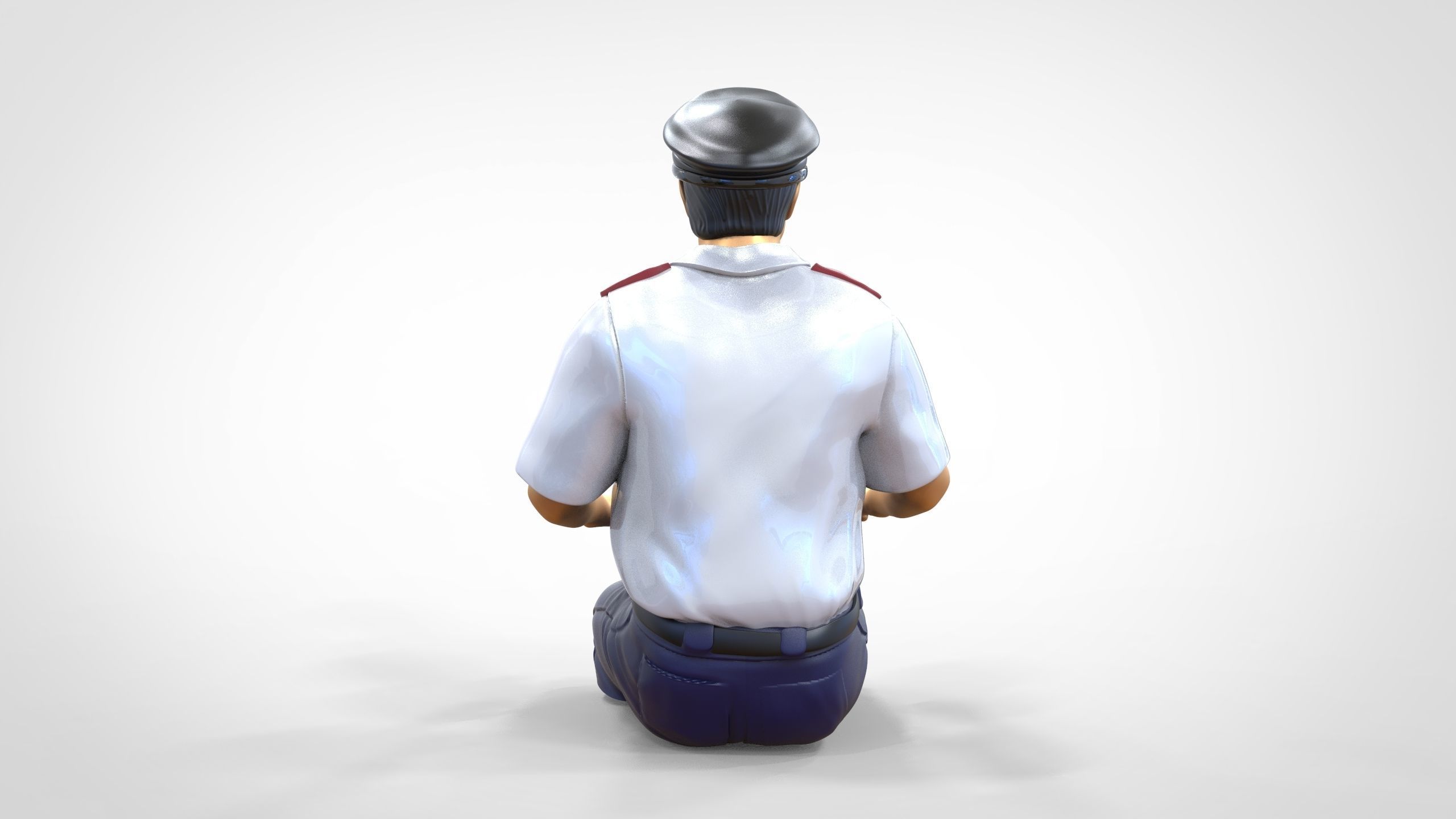 N2 City Train Driver 3D model 3D printable | CGTrader