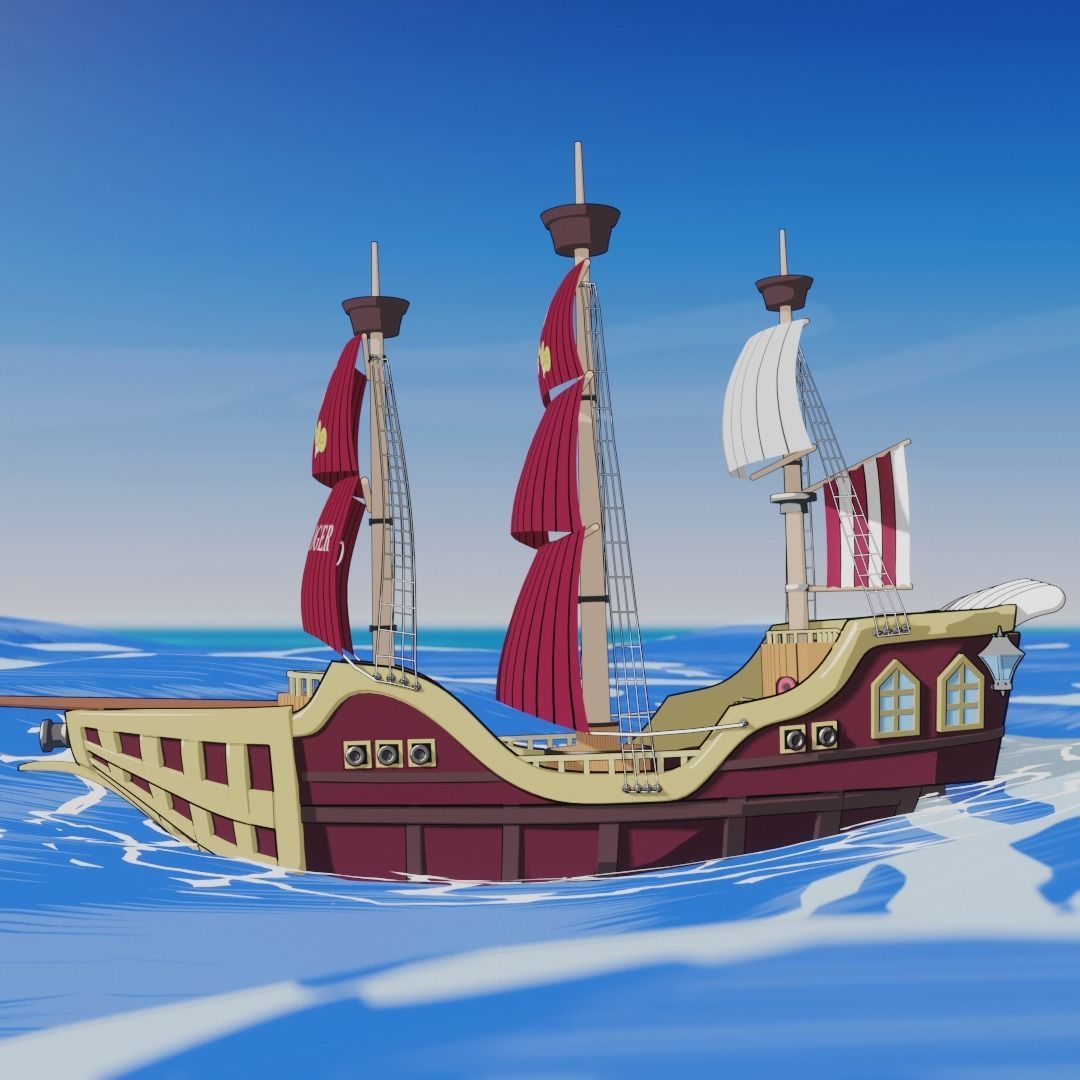 Gol D Roger s Ship Oro Jackson - from OnePiece 3D model | CGTrader