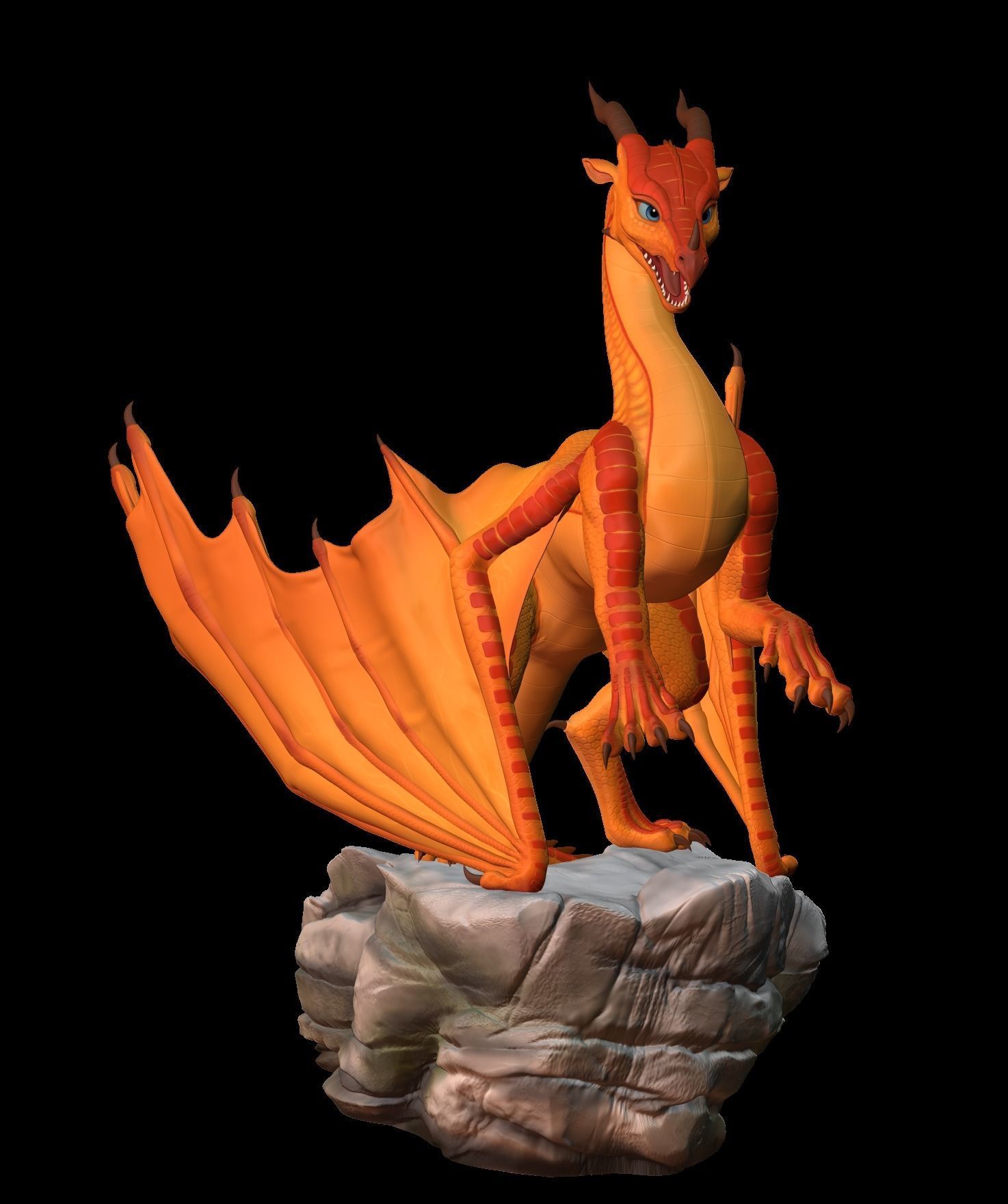 Wings of Fire Peril 3D model | CGTrader