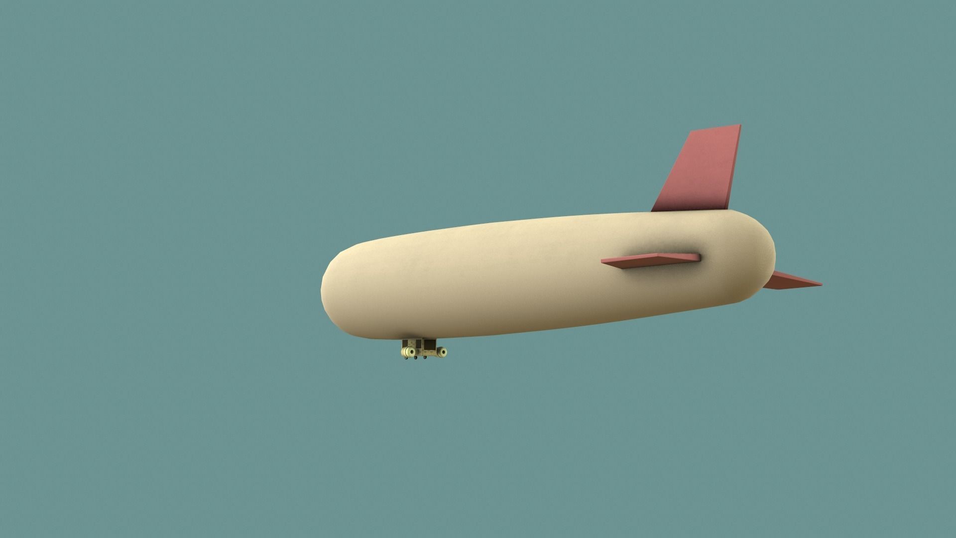3D model zeppelin VR / AR / low-poly | CGTrader