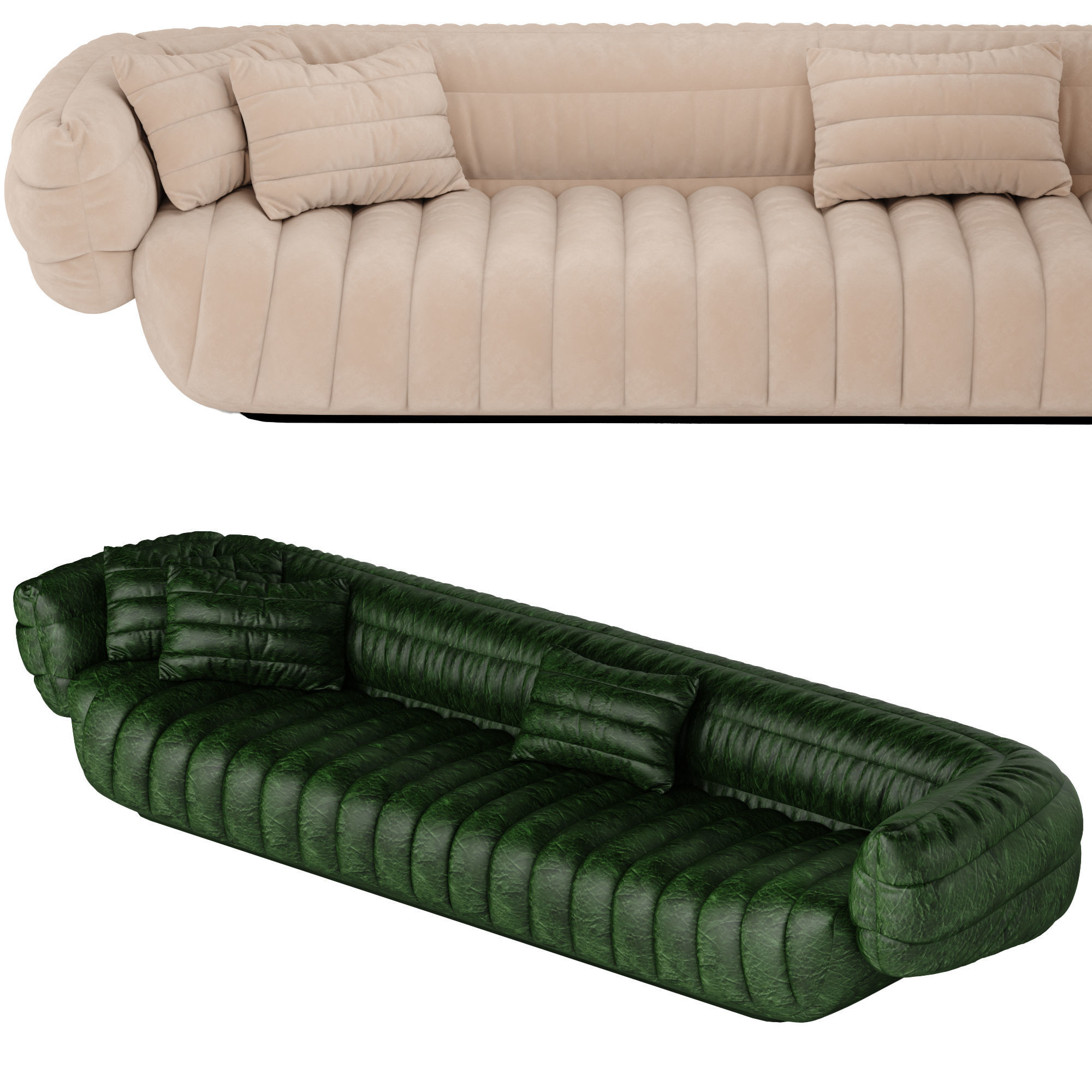 BAXTER TACTILE sofa 3D model | CGTrader