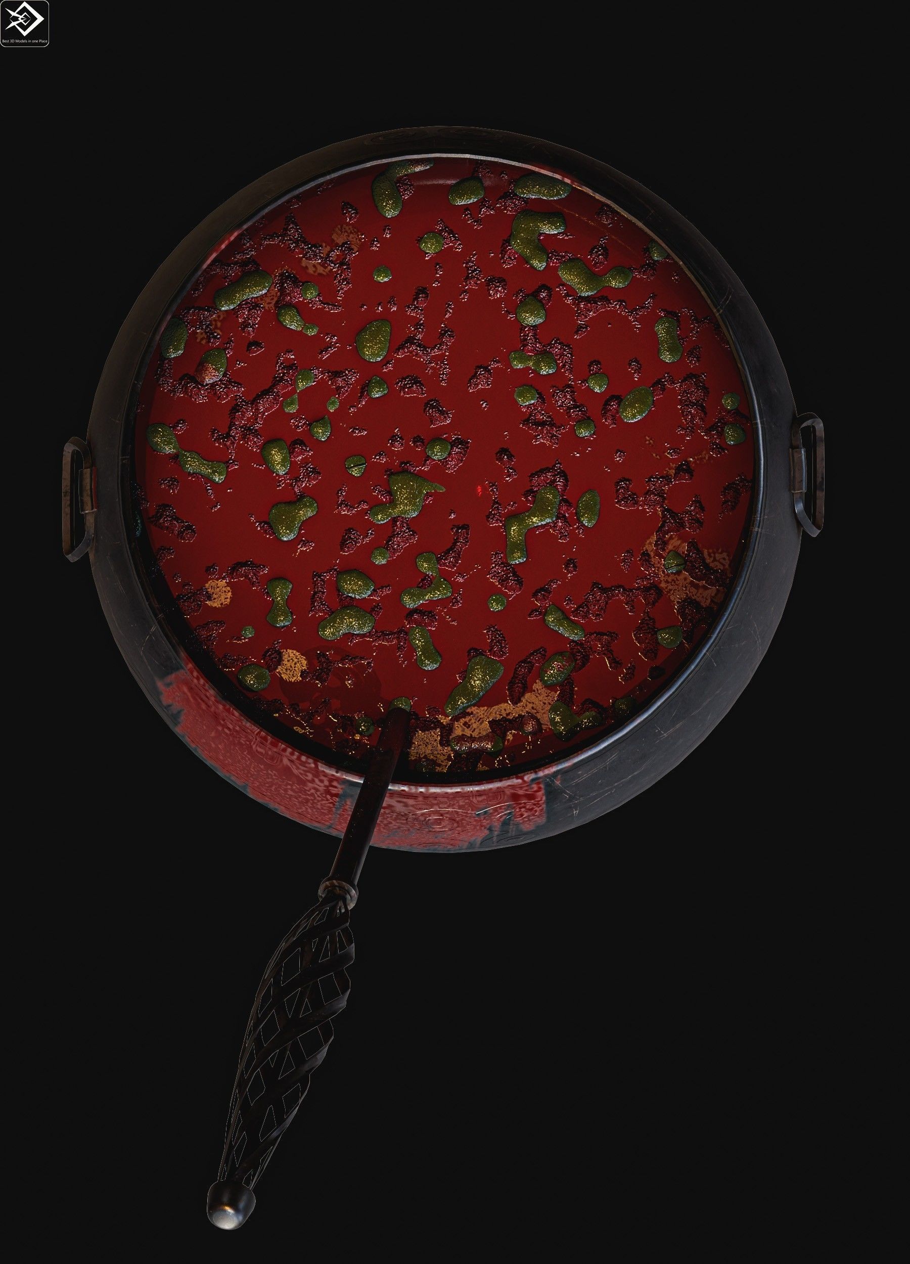 3D model Witch Magic Pot VR / AR / low-poly | CGTrader