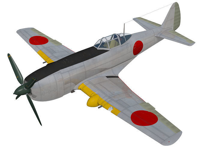 Nakajima Ki87 3D model | CGTrader