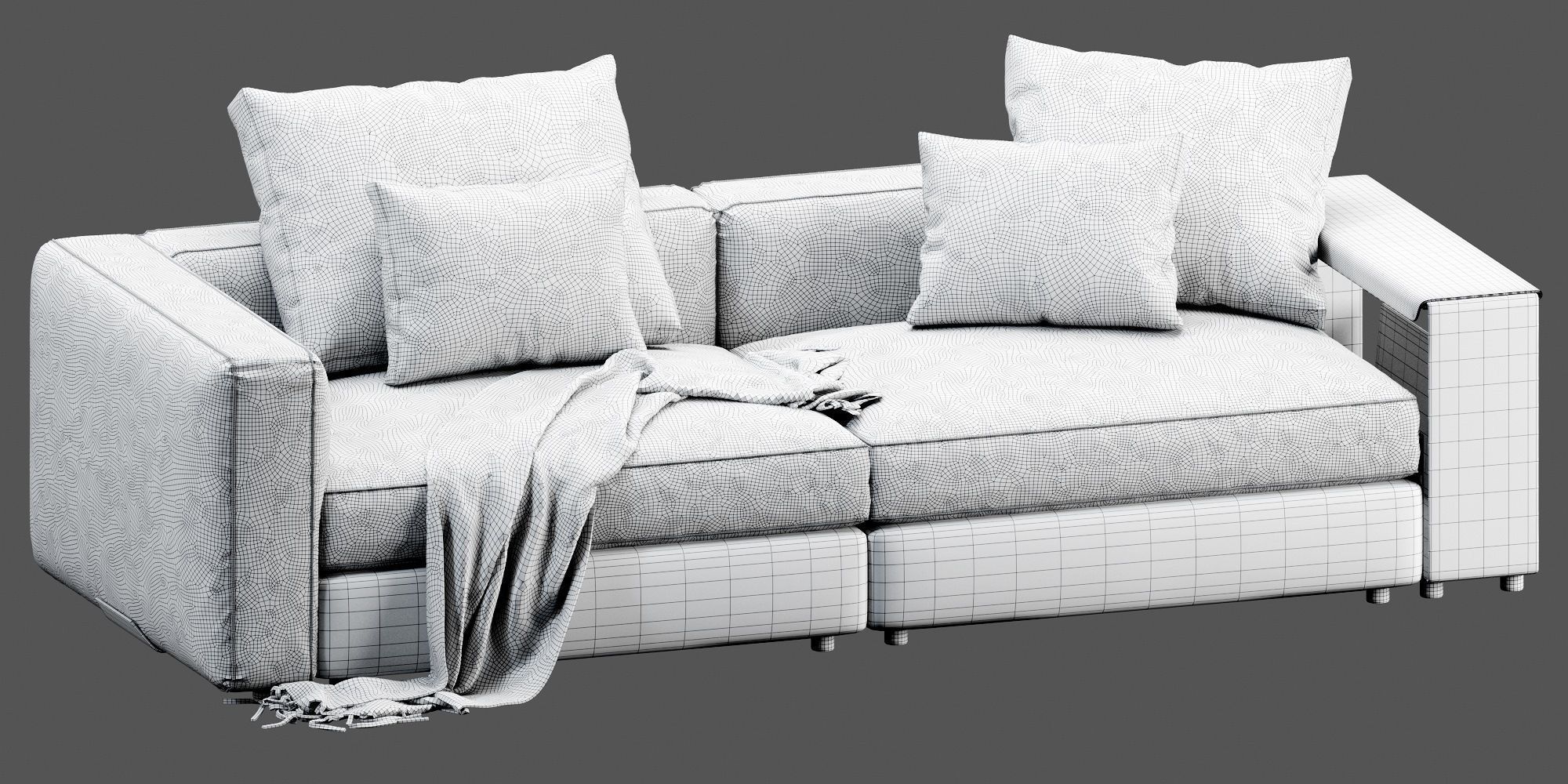 Flexform Harper 3D model | CGTrader