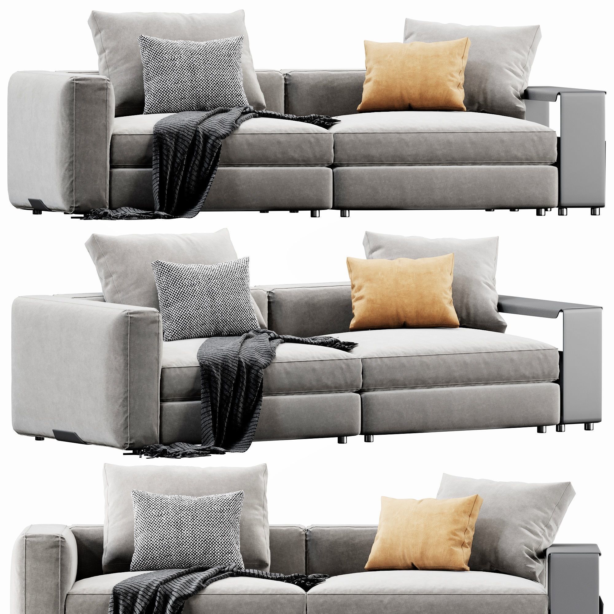 Flexform Harper 3D model | CGTrader