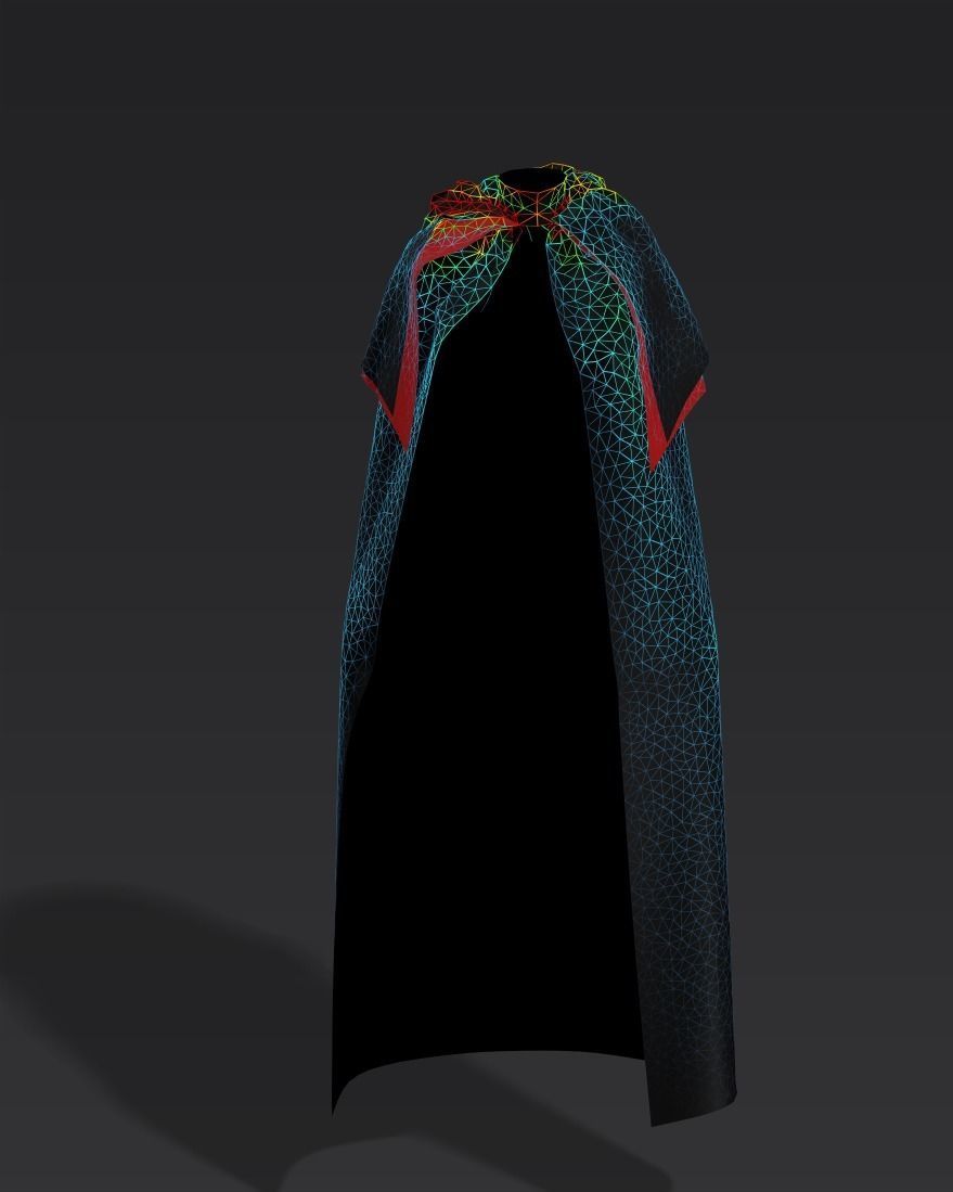 Cloak 3D model | CGTrader