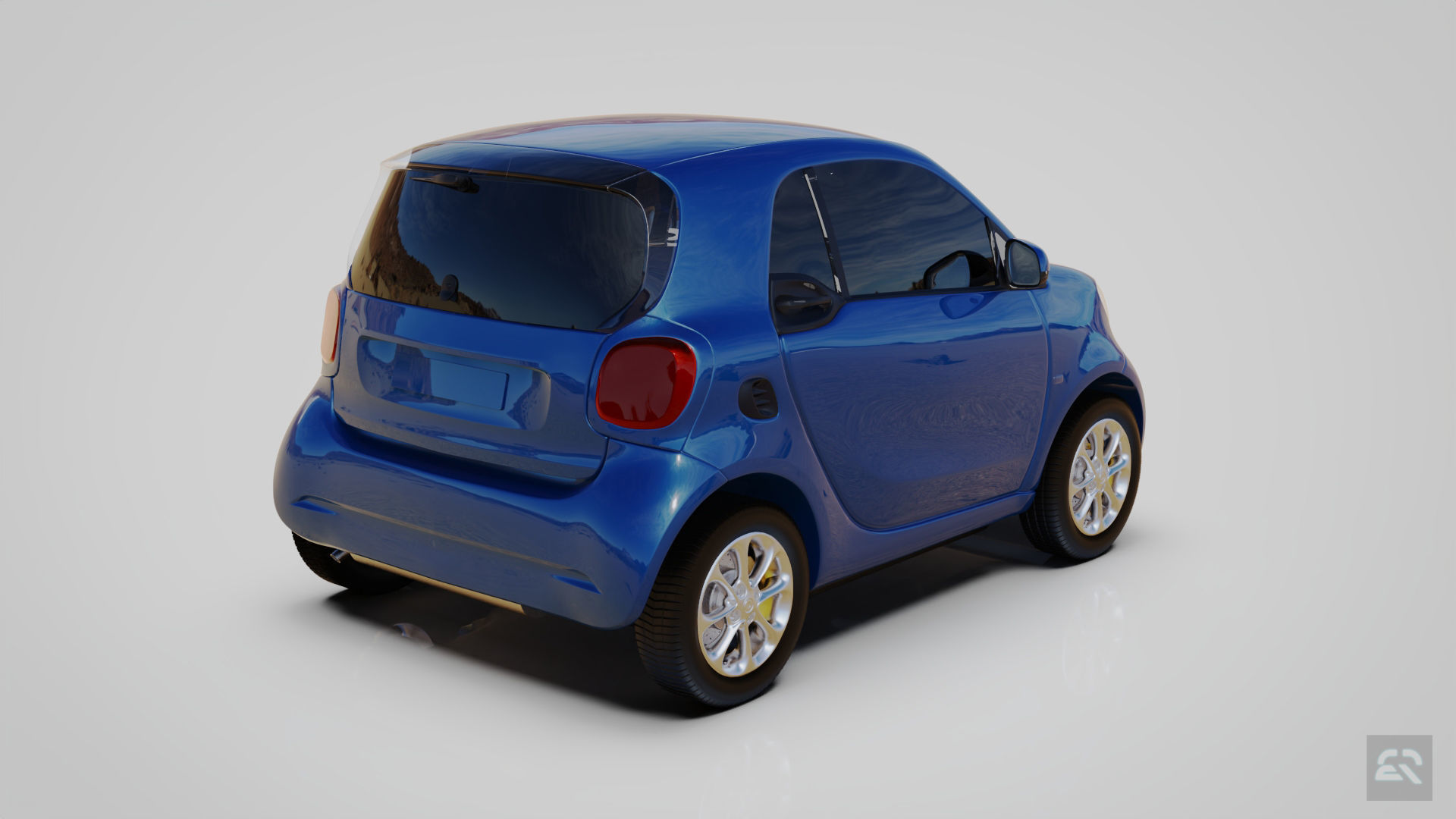Smart Car 3D model | CGTrader