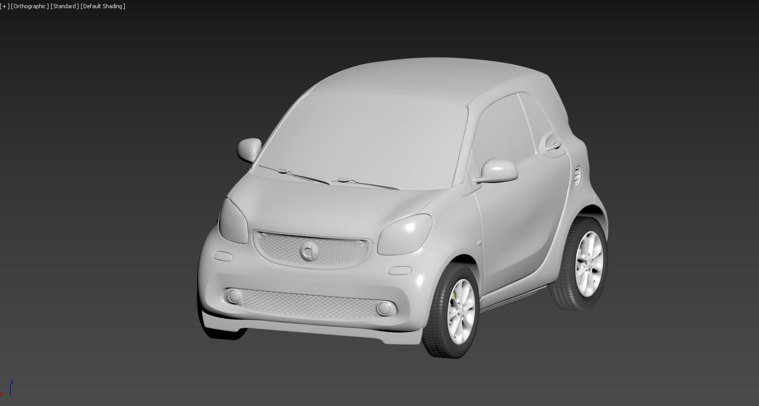Smart Car 3D model | CGTrader
