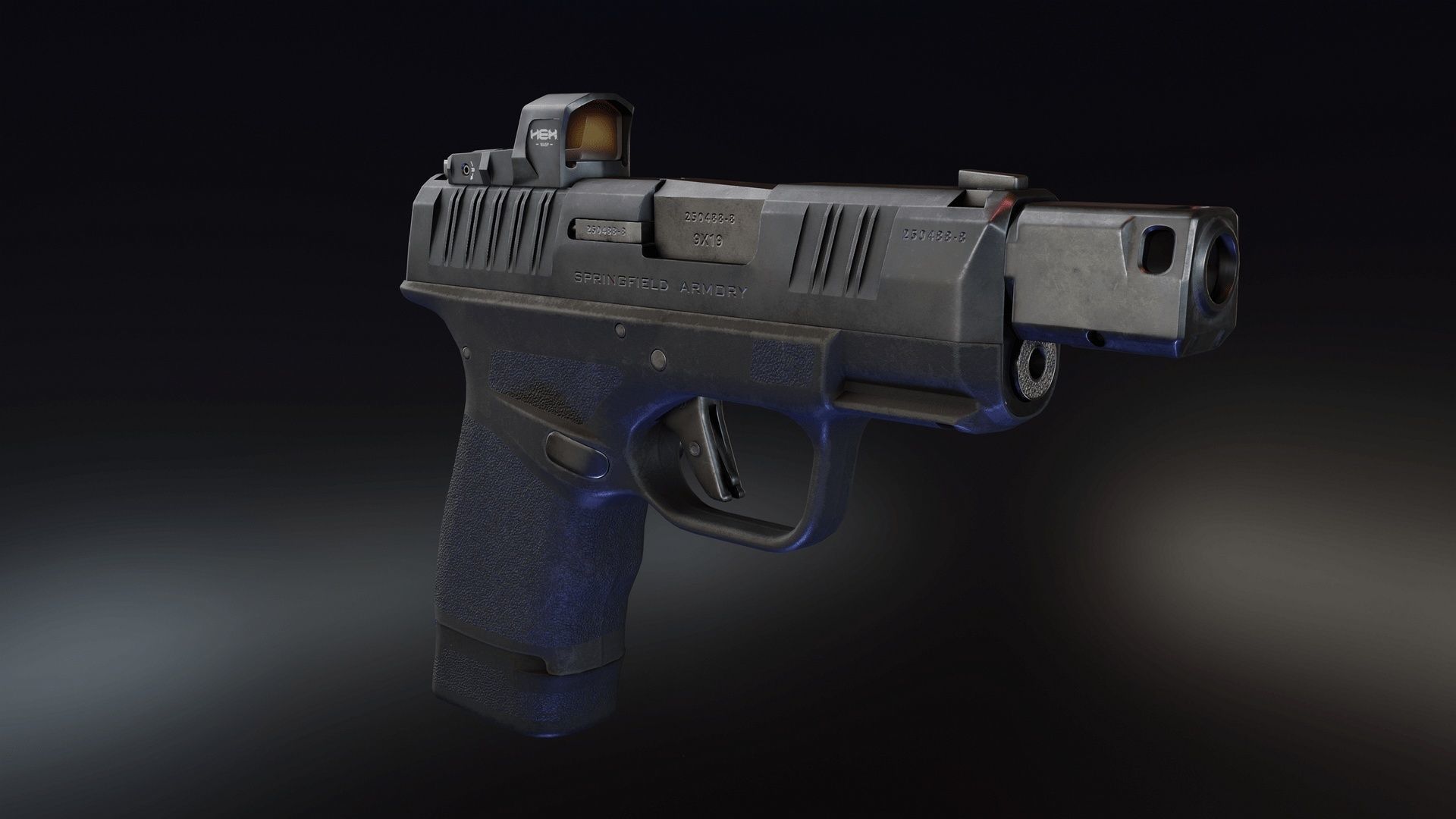 3D model Springfield Hellcat RDP VR / AR / low-poly | CGTrader