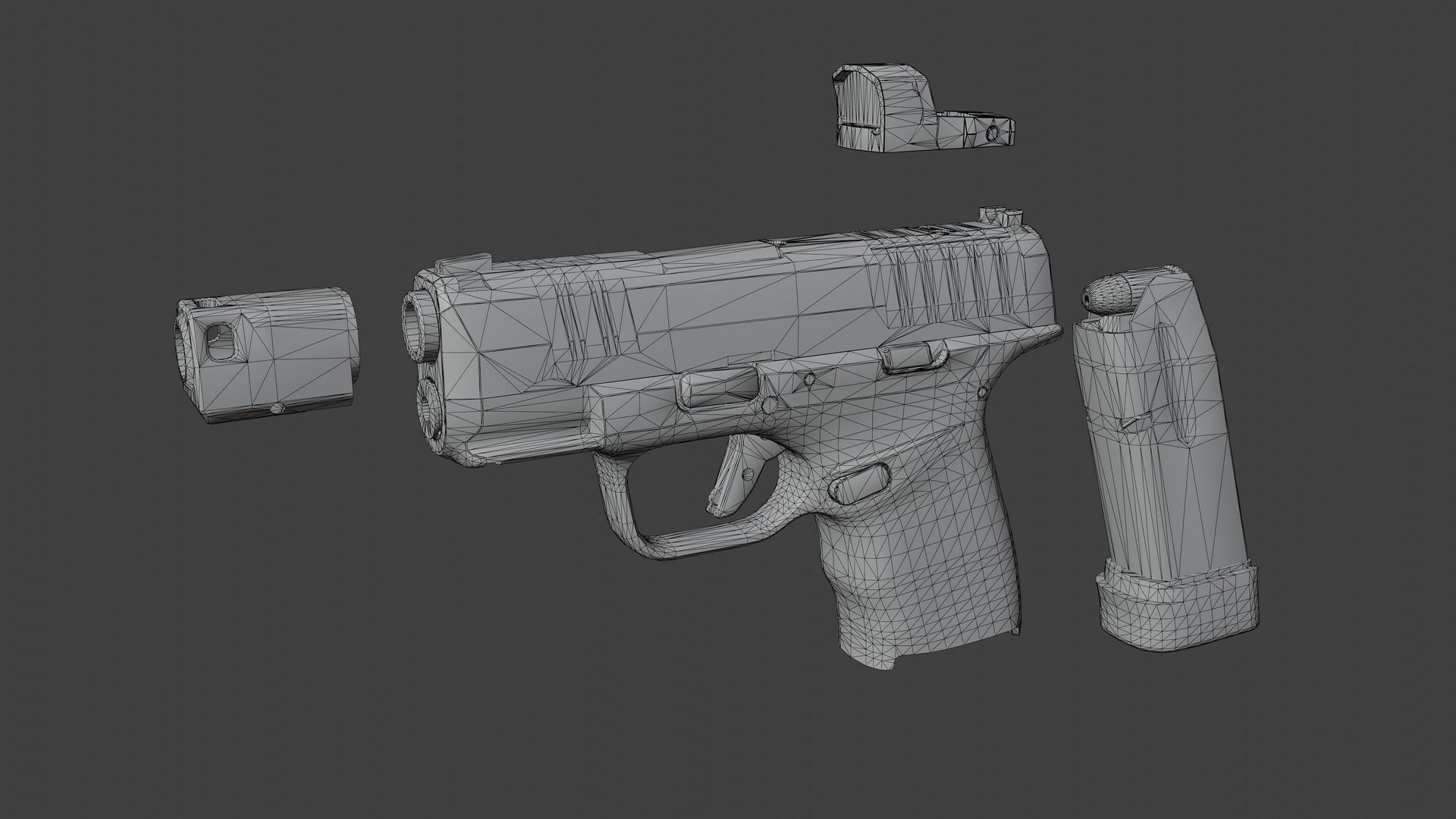 3D model Springfield Hellcat RDP VR / AR / low-poly | CGTrader