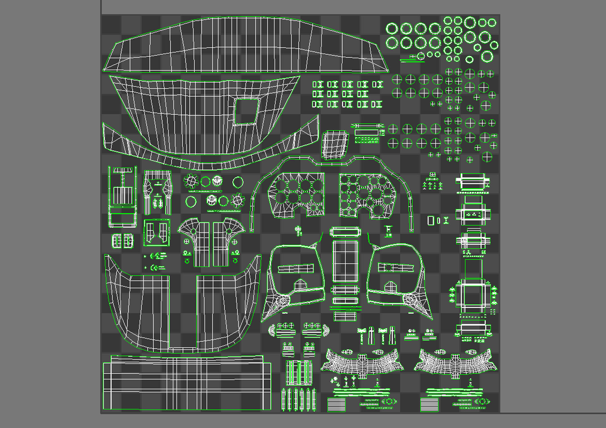 Aircraft Control Panel 3 3D model | CGTrader