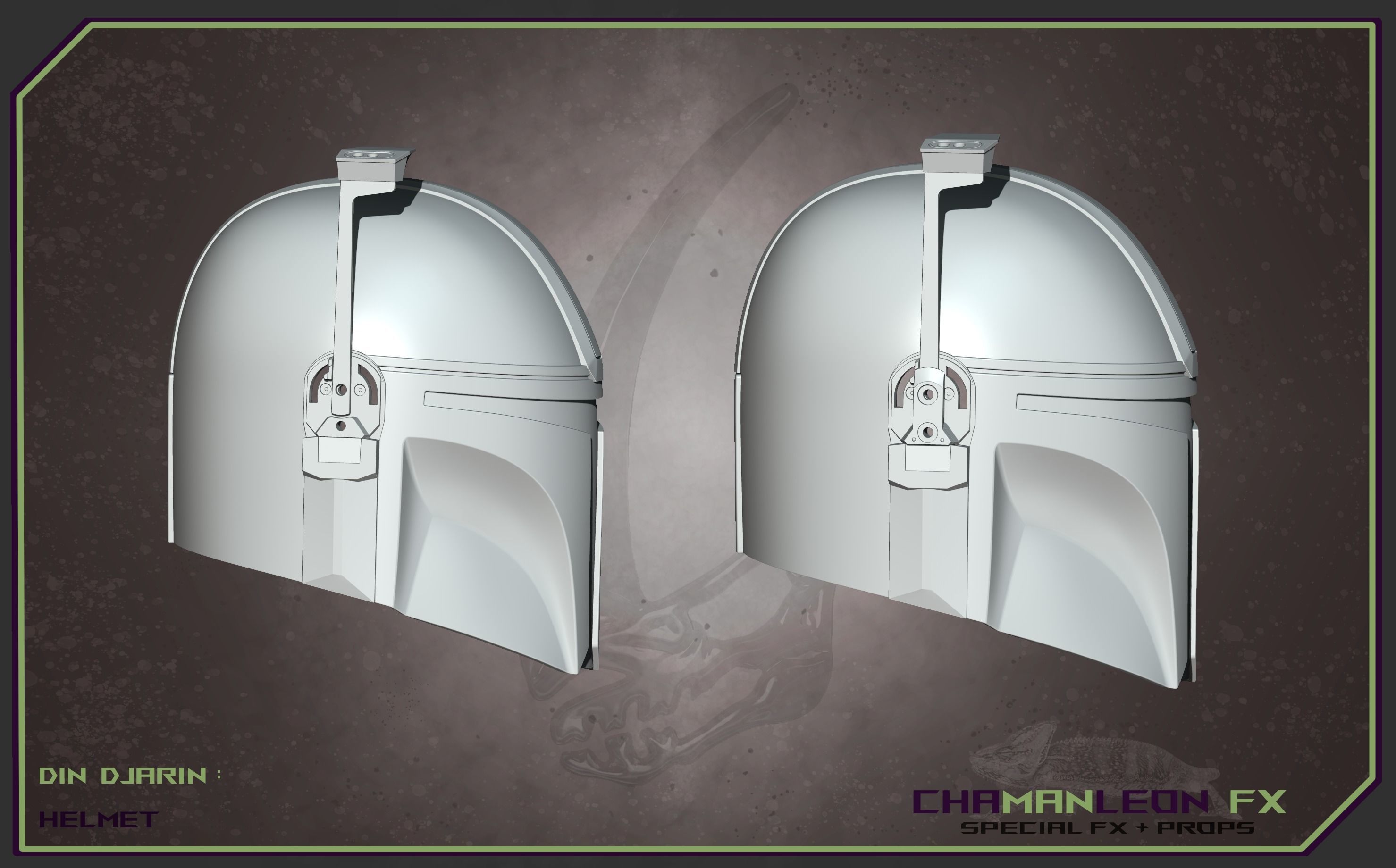 Din Djarin Helmet The Mandalorian Cosplay Armor 3D model 3D printable ...