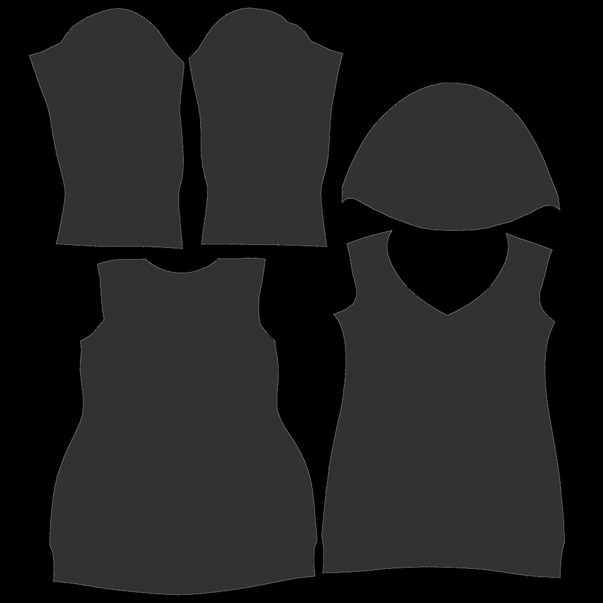 3D model Maternity Hooded Tunic VR / AR / low-poly | CGTrader