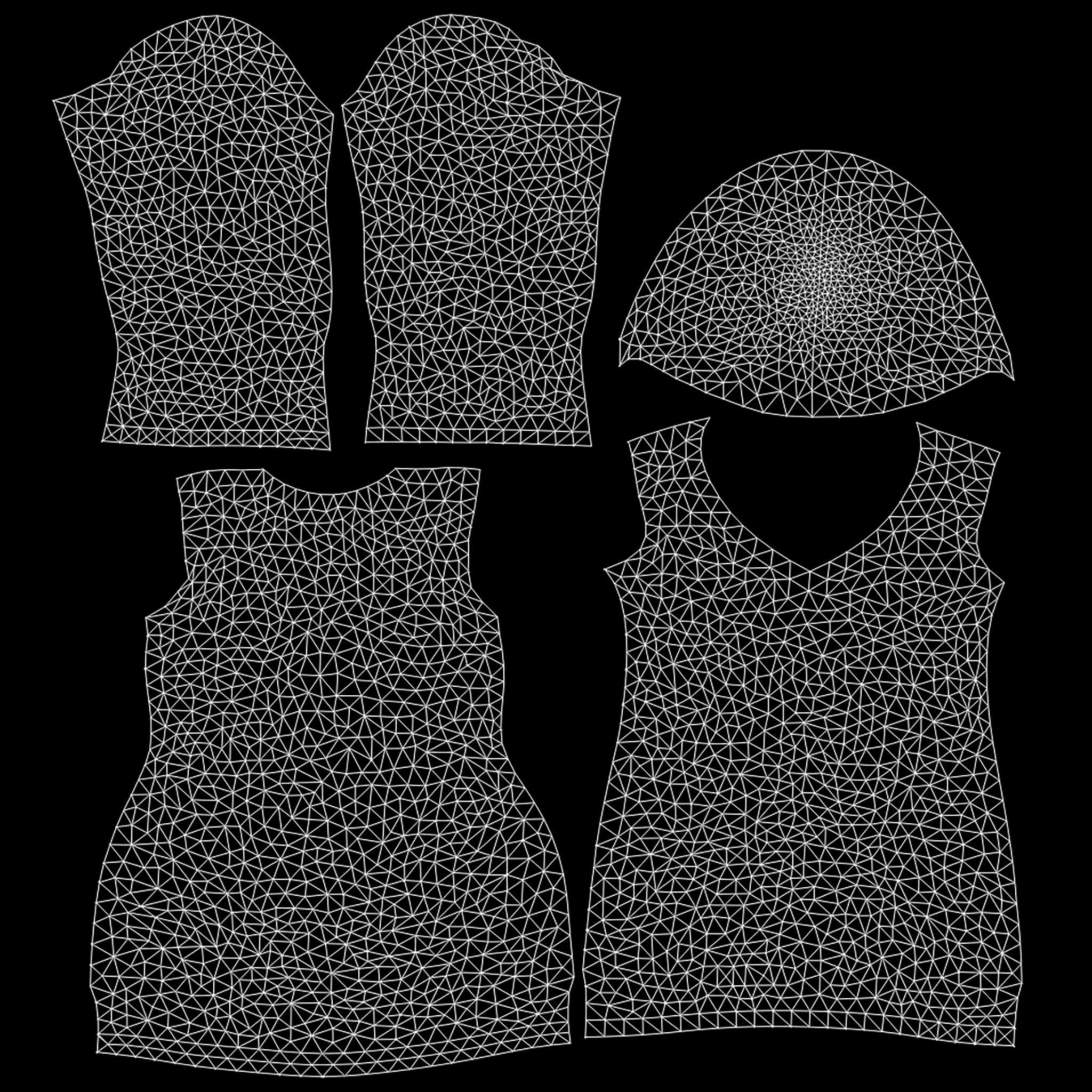 3D model Maternity Hooded Tunic VR / AR / low-poly | CGTrader
