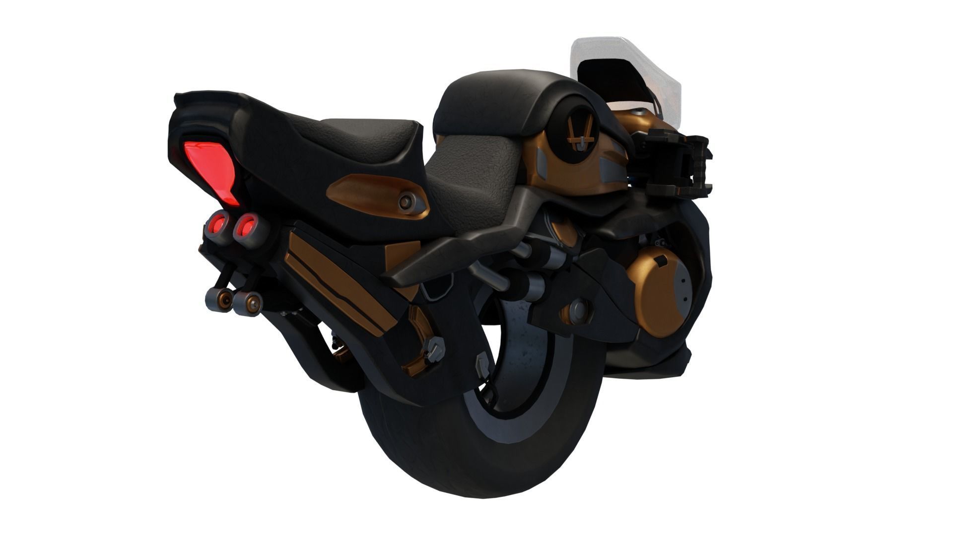 Gyro Sci-Fi Bike 3D model | CGTrader