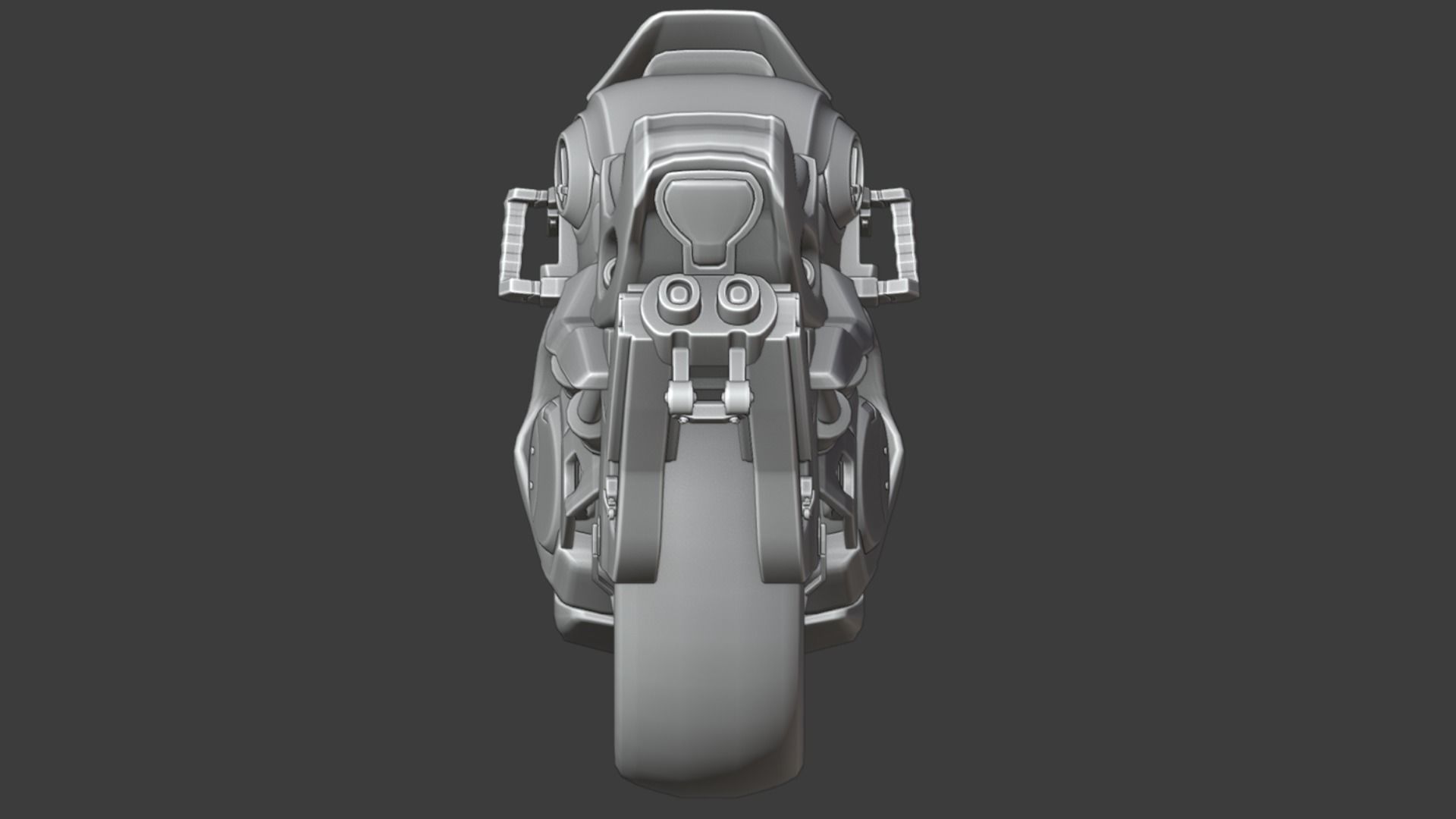 Gyro Sci-Fi Bike 3D model | CGTrader