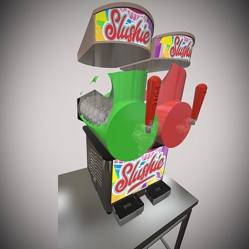 Slush Machine 3D model 3D model | CGTrader