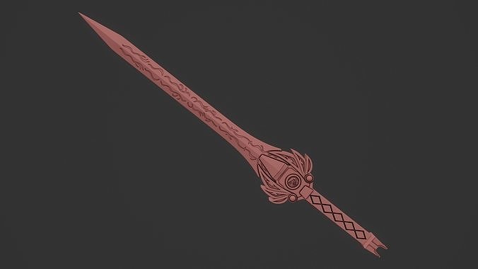 Power Rangers Legacy Red Ranger Sword 3D model 3D printable | CGTrader