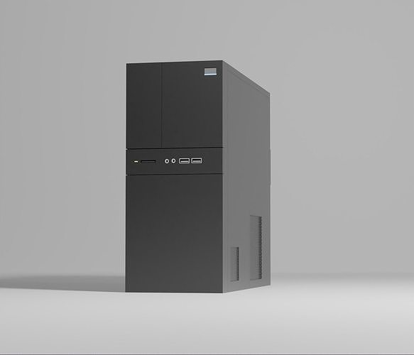 Desktop pc 3D model | CGTrader