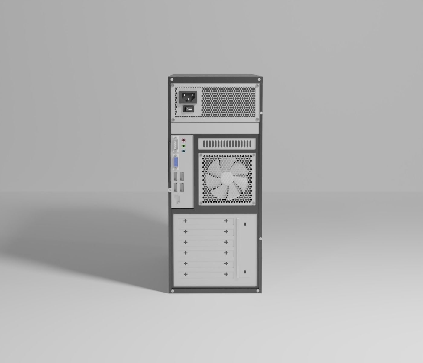 Desktop pc 3D model | CGTrader