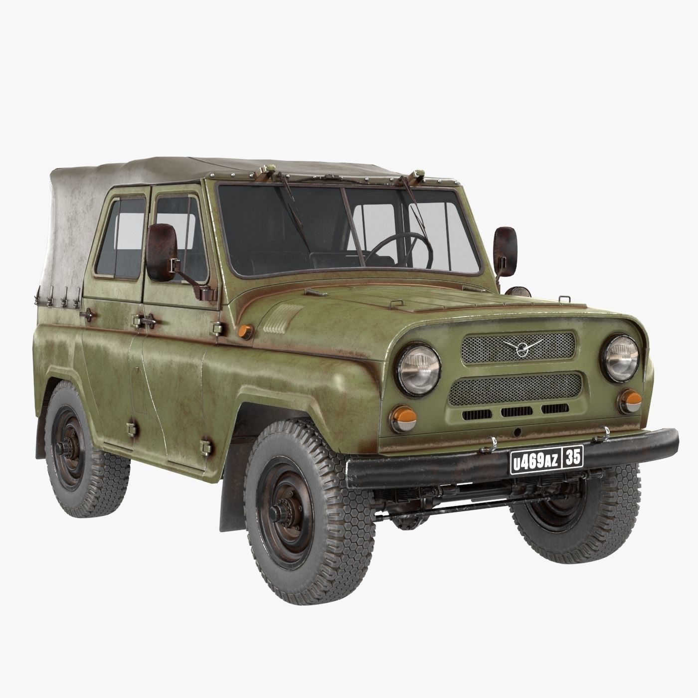 UAZ 469 3D model | CGTrader