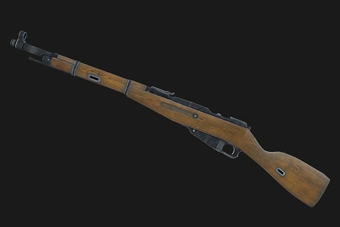 3D model Mosin rifle VR / AR / low-poly | CGTrader