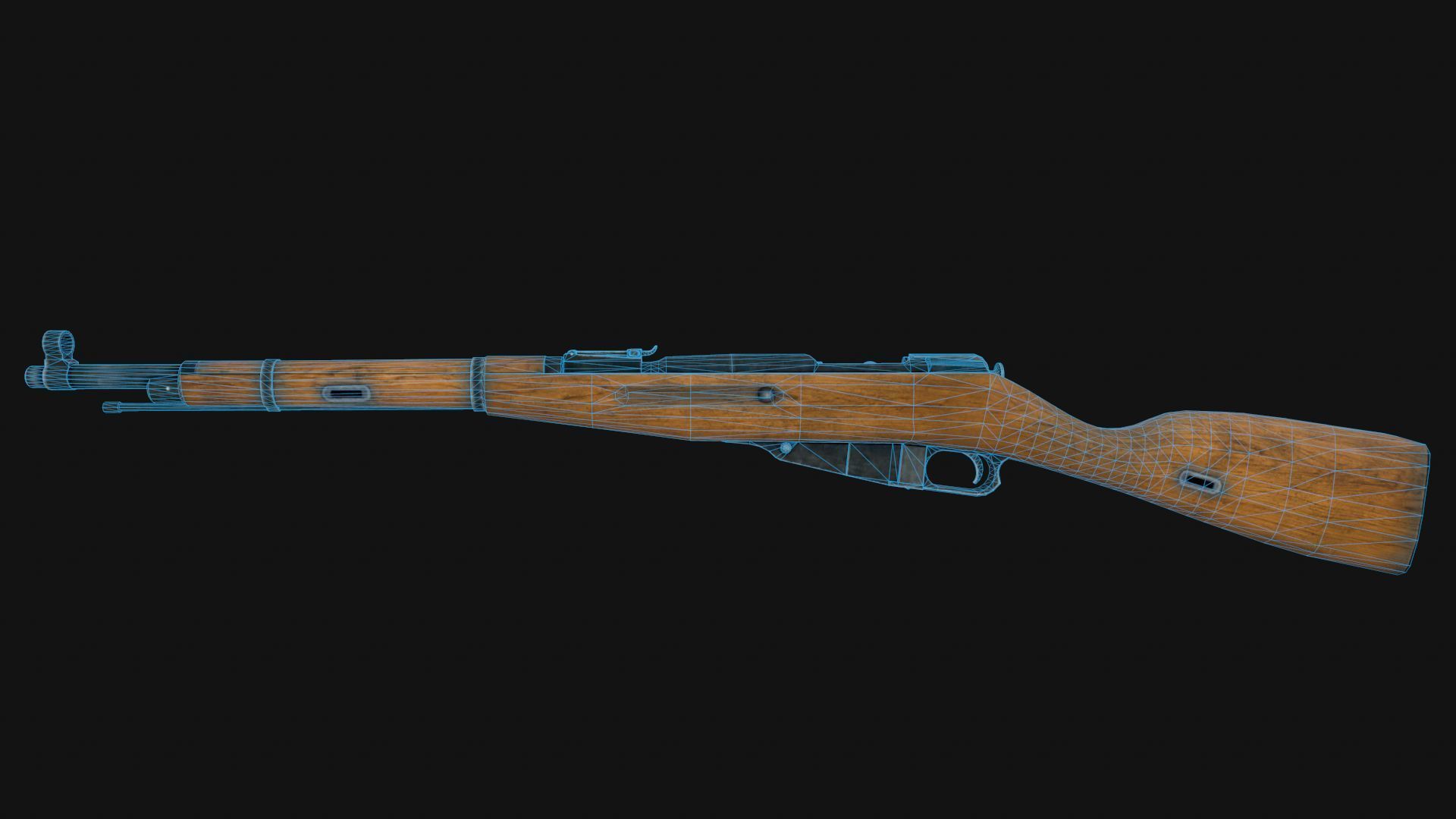 3D model Mosin rifle VR / AR / low-poly | CGTrader