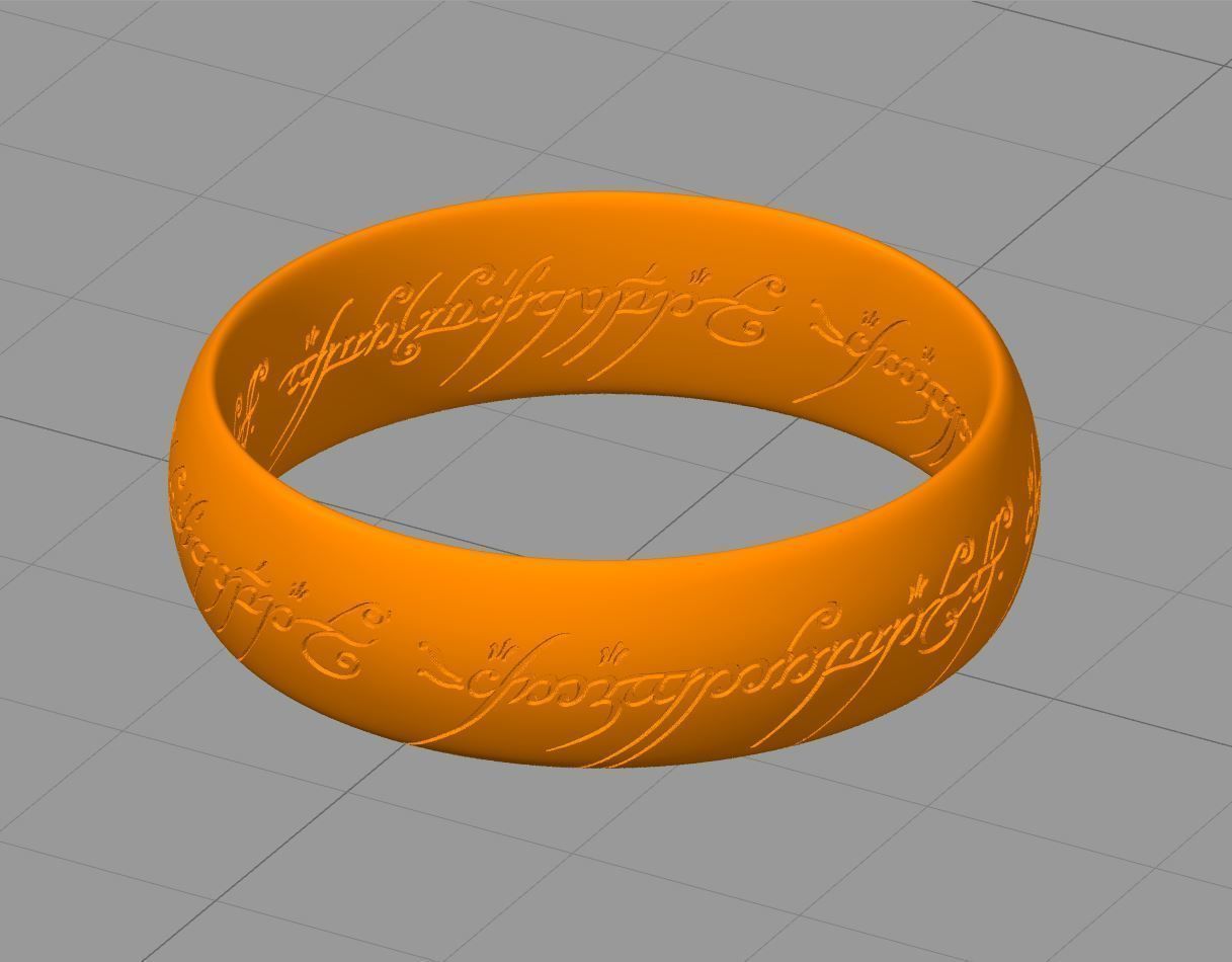 The One Ring - 3D Printable 3D model 3D printable | CGTrader