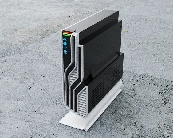 Router futuristic 3D model | CGTrader