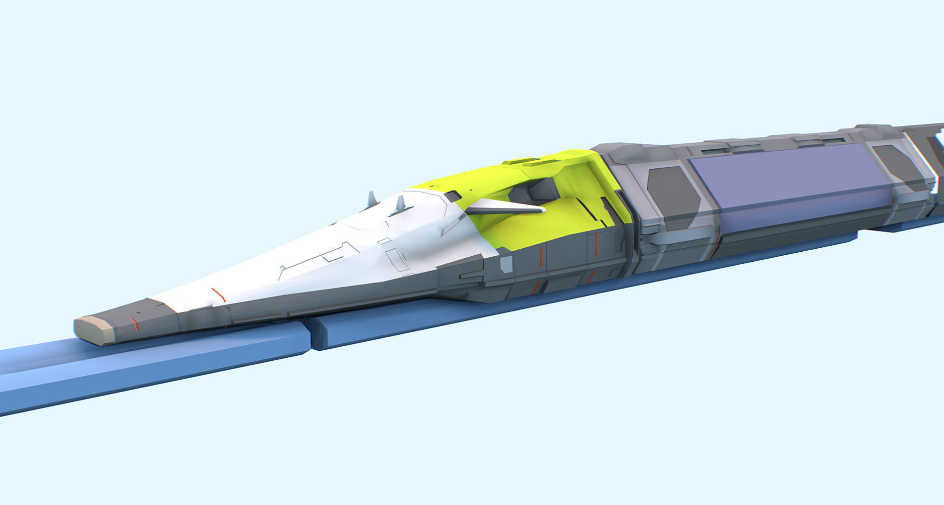 rail transport 003 3D model | CGTrader
