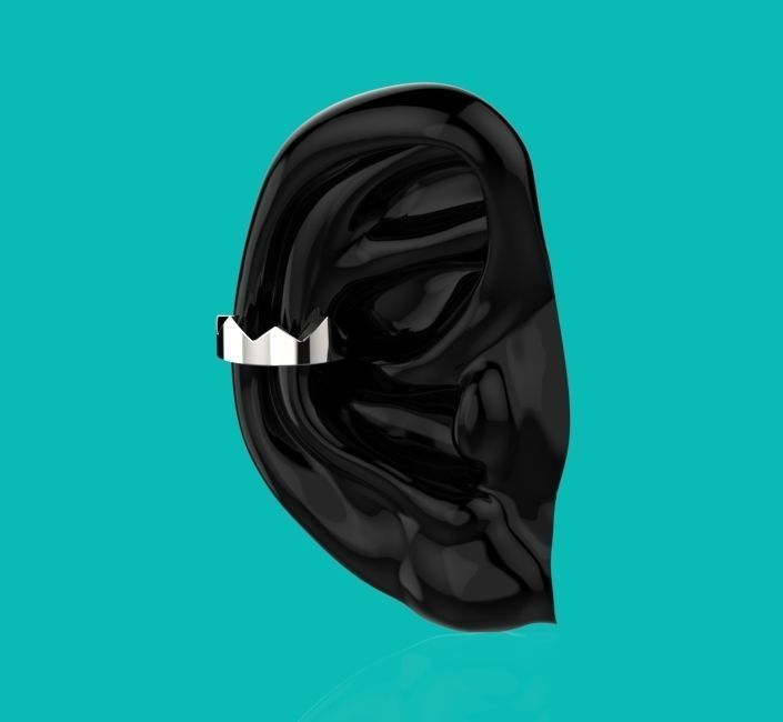 Ear Cuff Earrings 3d Print Model 3D model 3D printable | CGTrader