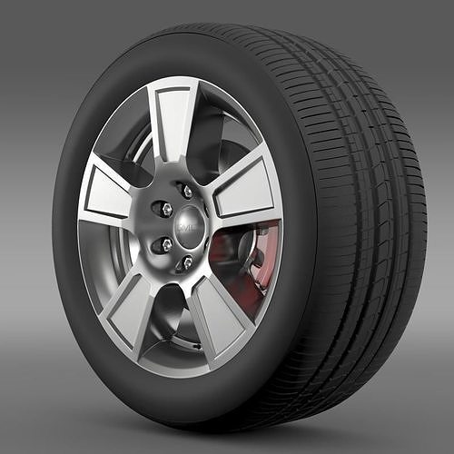 GMC Sierra Regular cab wheel 3D model | CGTrader