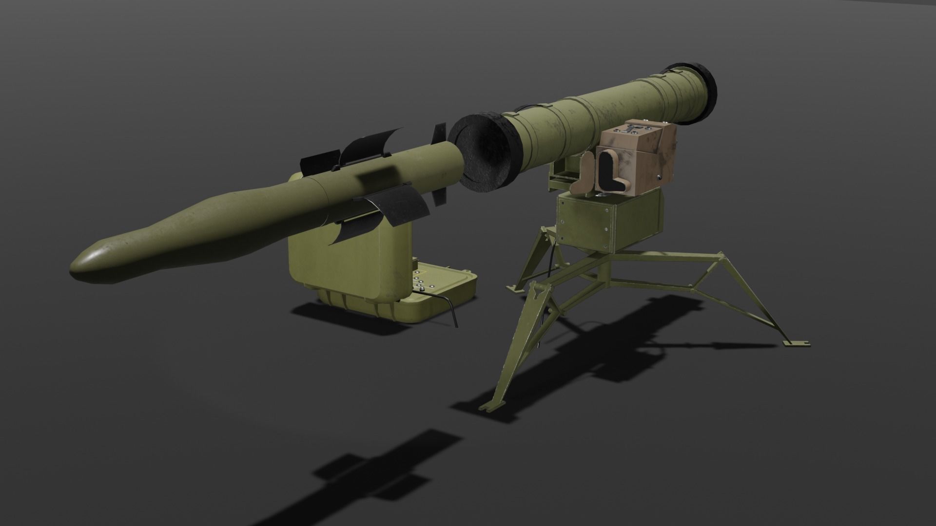 3D model Stugna-P ATGM VR / AR / low-poly | CGTrader