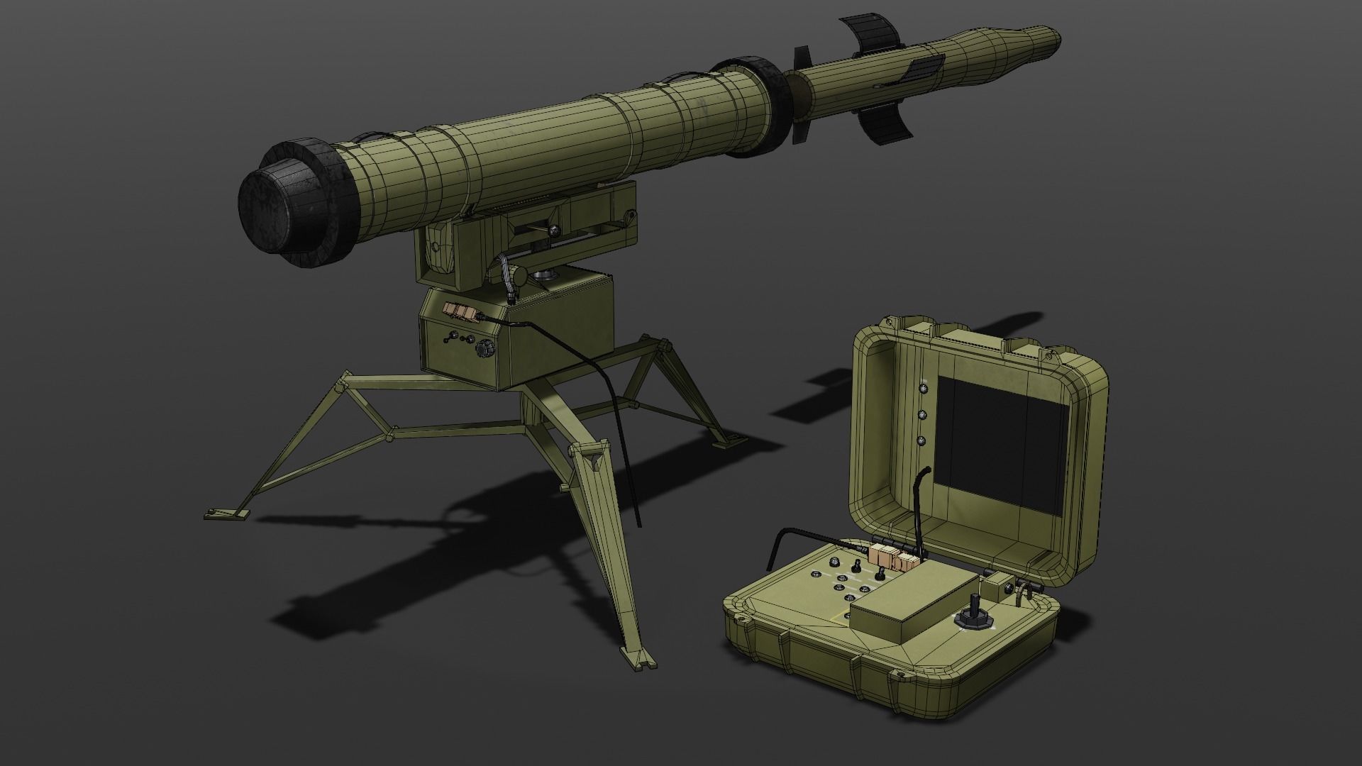 3D model Stugna-P ATGM VR / AR / low-poly | CGTrader