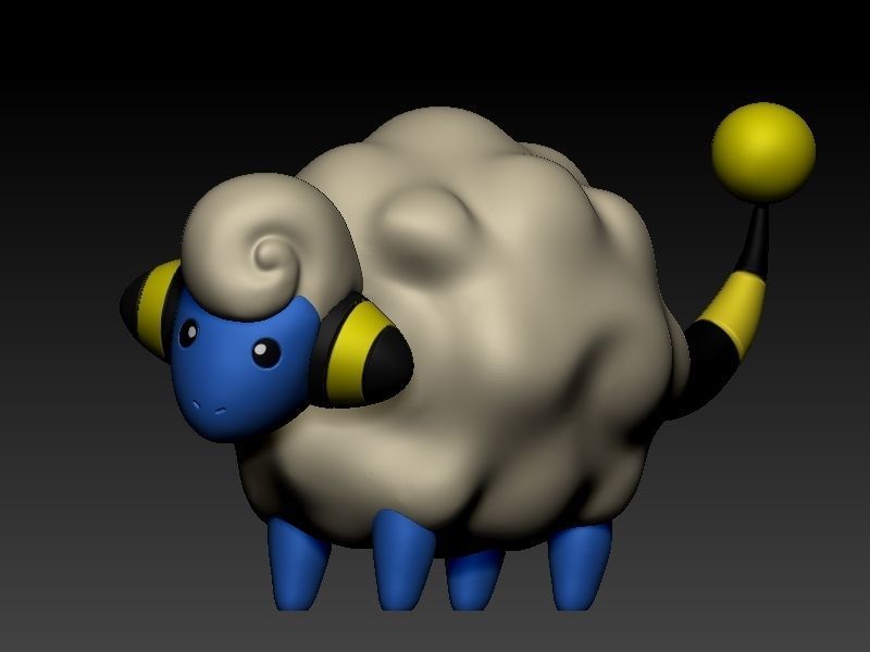 Pokemon mareep evolution pack 3D model 3D printable | CGTrader