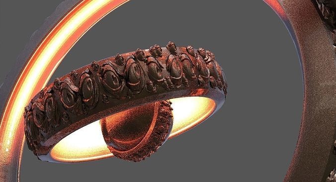 Angel Wheel Eye Centre and outer wheel 3D model | CGTrader