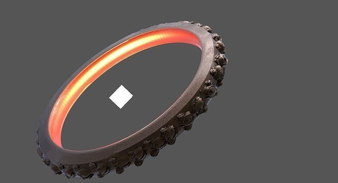 Angel Wheel Ring Biblical Power 3D model | CGTrader