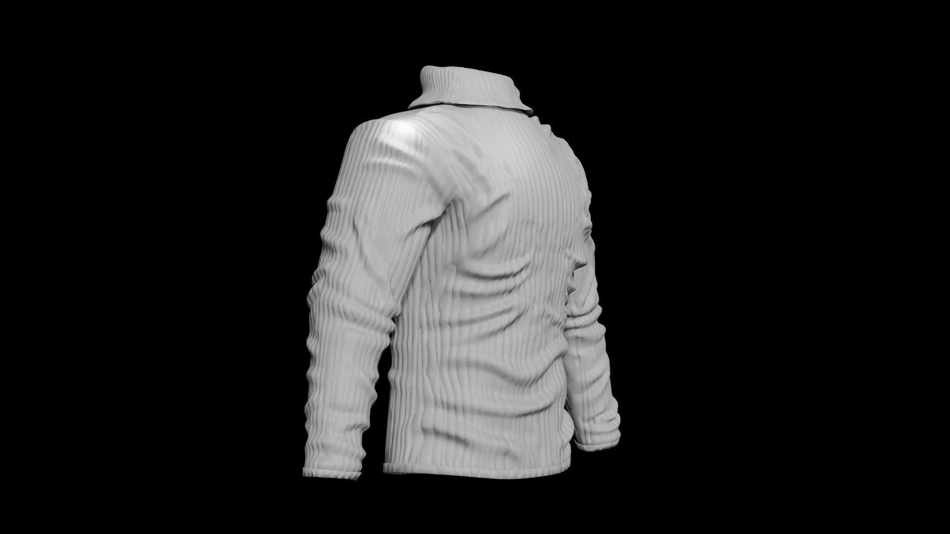 3D model Turtleneck Sweater VR / AR / low-poly | CGTrader