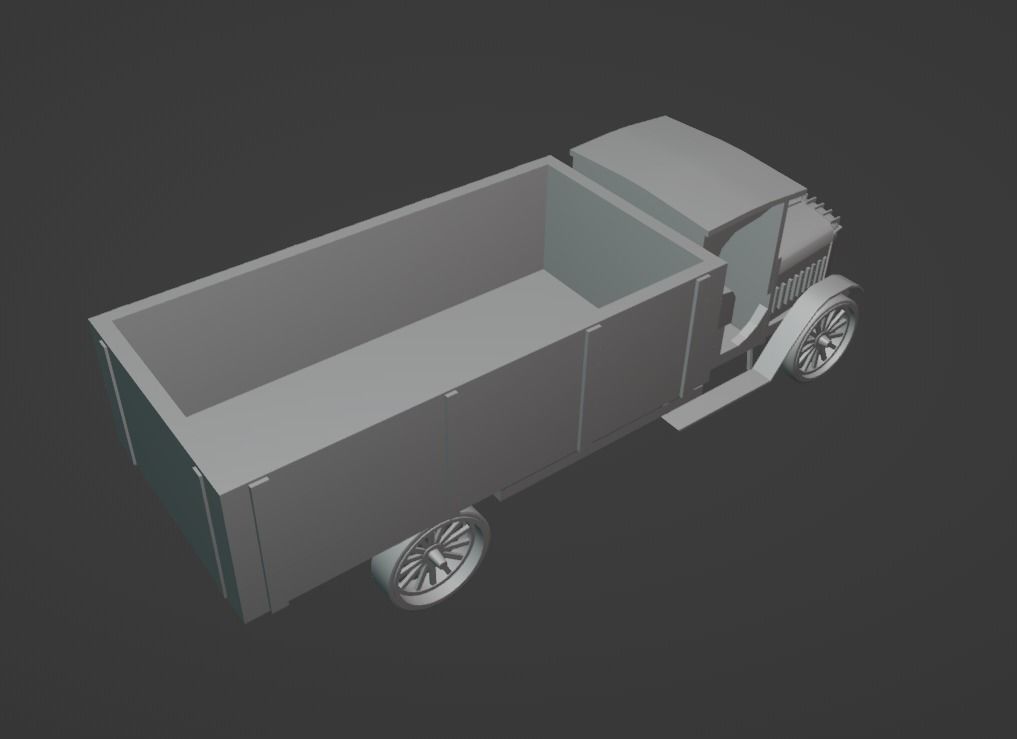 3D model Brockway K-2 Open Box VR / AR / low-poly | CGTrader