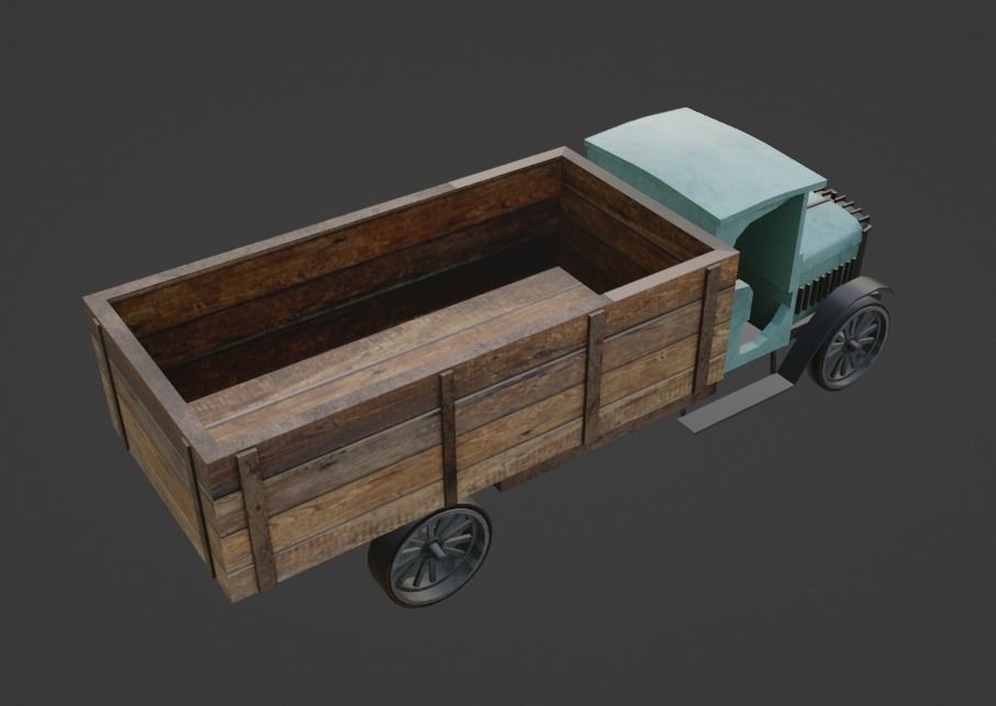 3D model Brockway K-2 Open Box VR / AR / low-poly | CGTrader