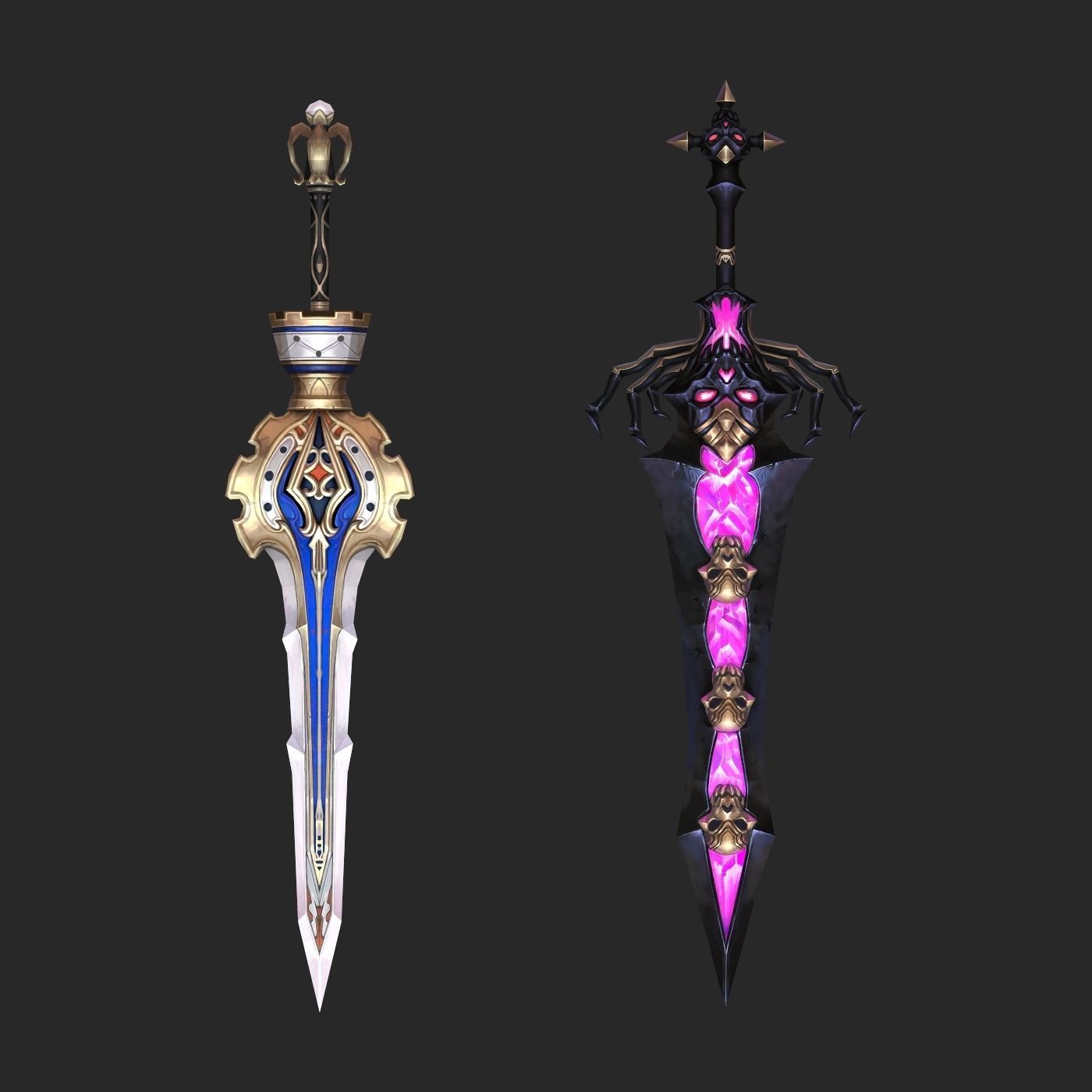 3D model 20 Fantasy Sword Collection VR / AR / low-poly | CGTrader