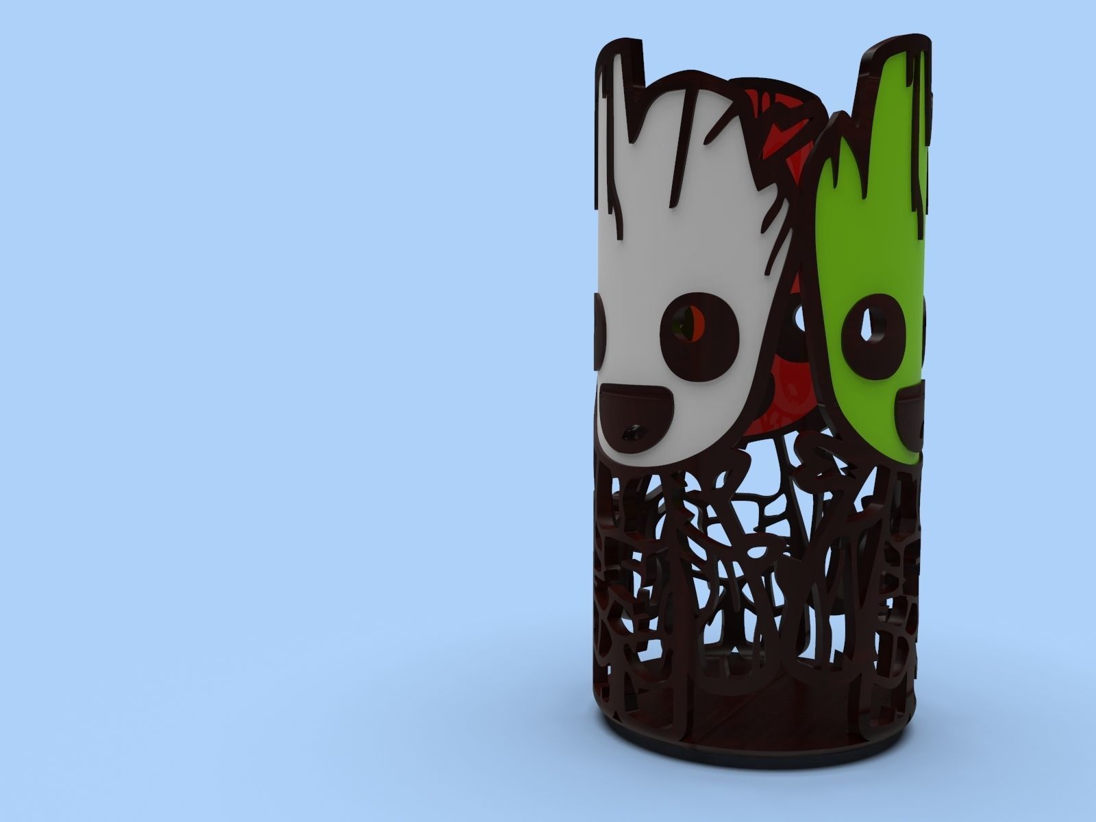 groot stand 3D model | CGTrader